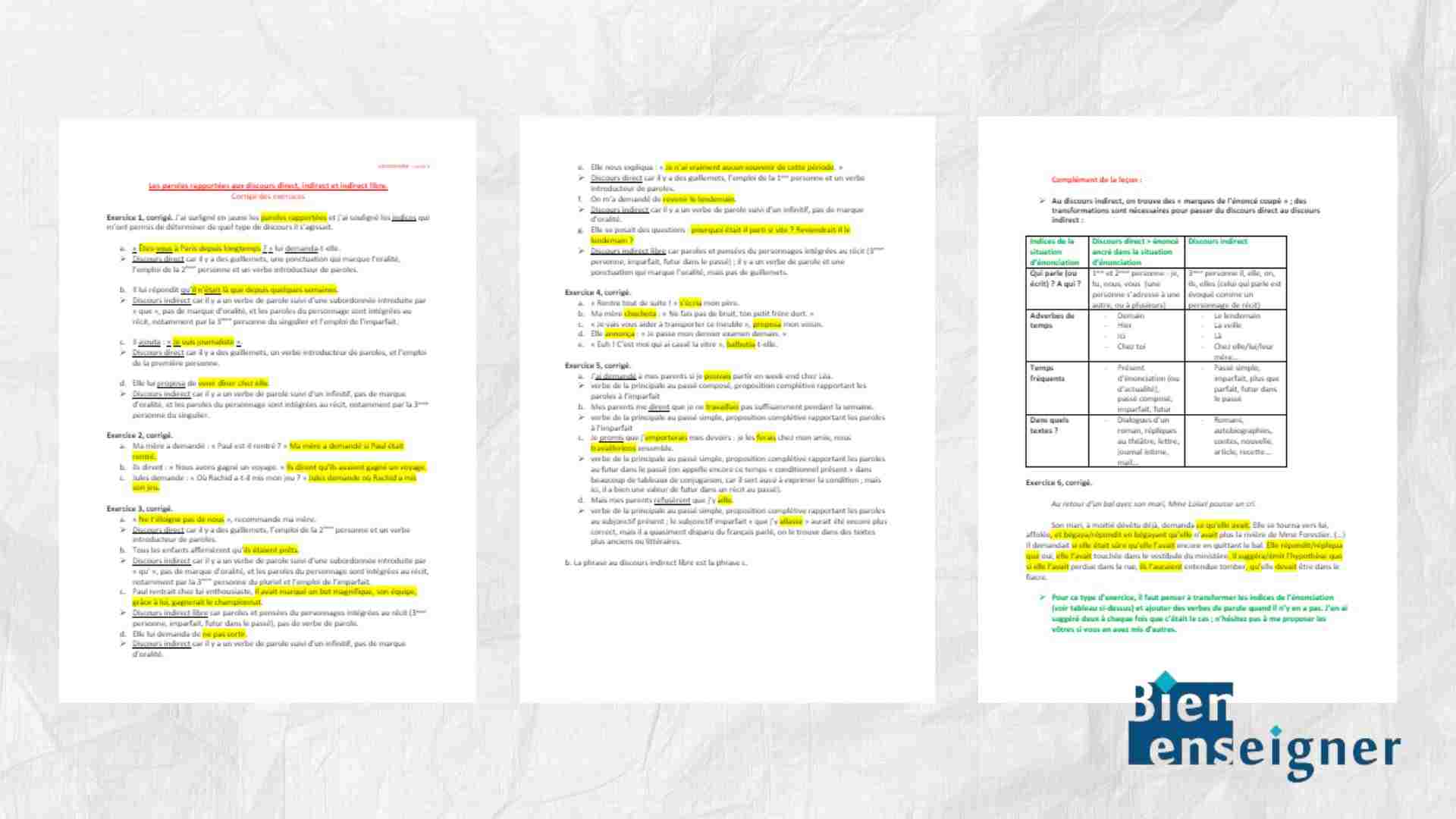 Comment reconnaître le discours indirect libre