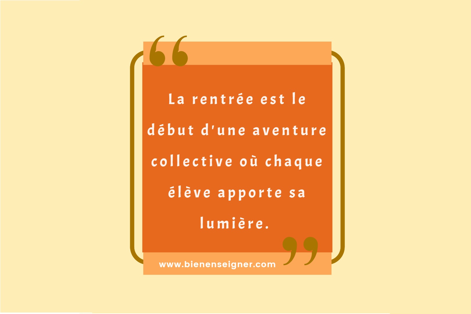 50 citations sur la rentrée scolaire